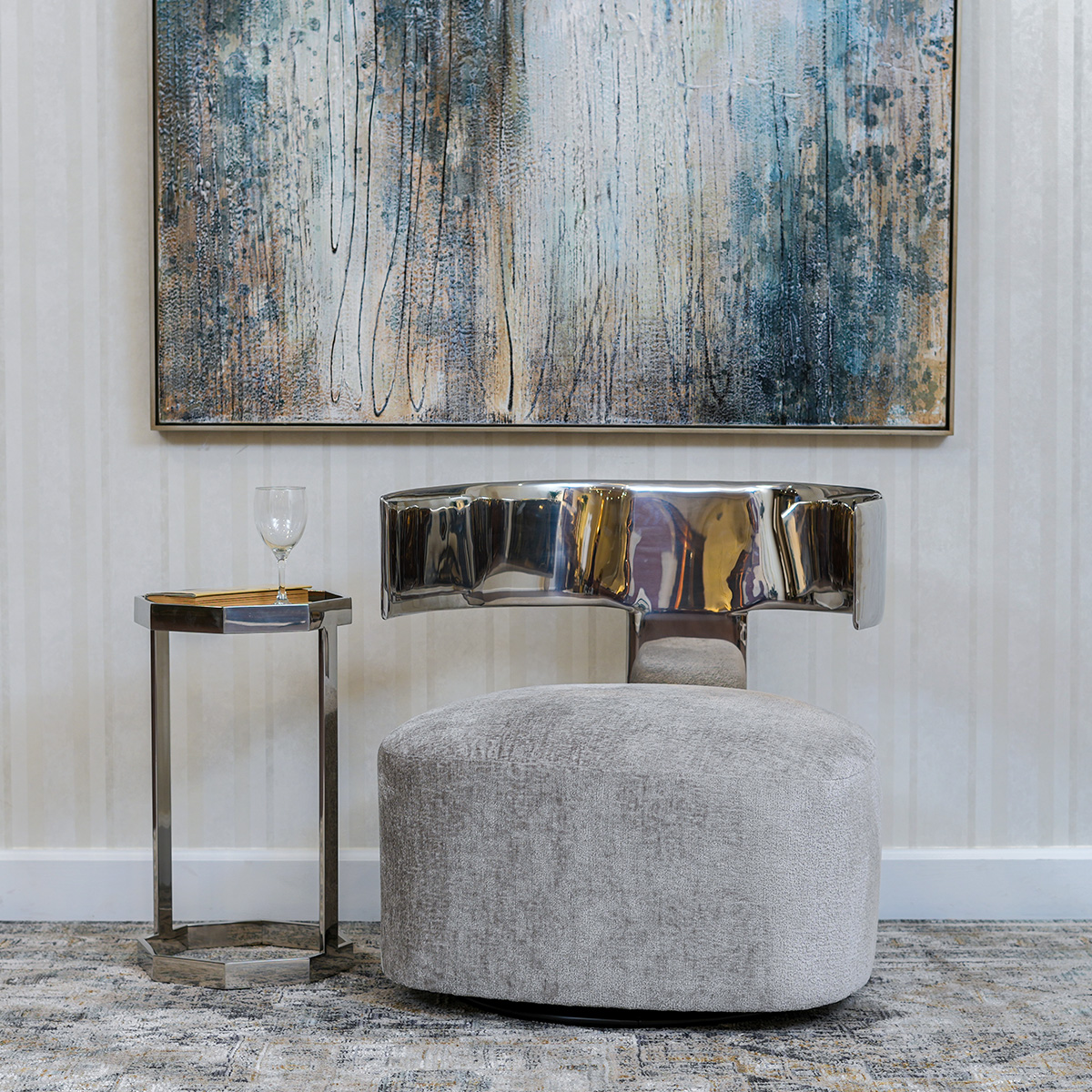 Ares swivel chair- Bernhardt