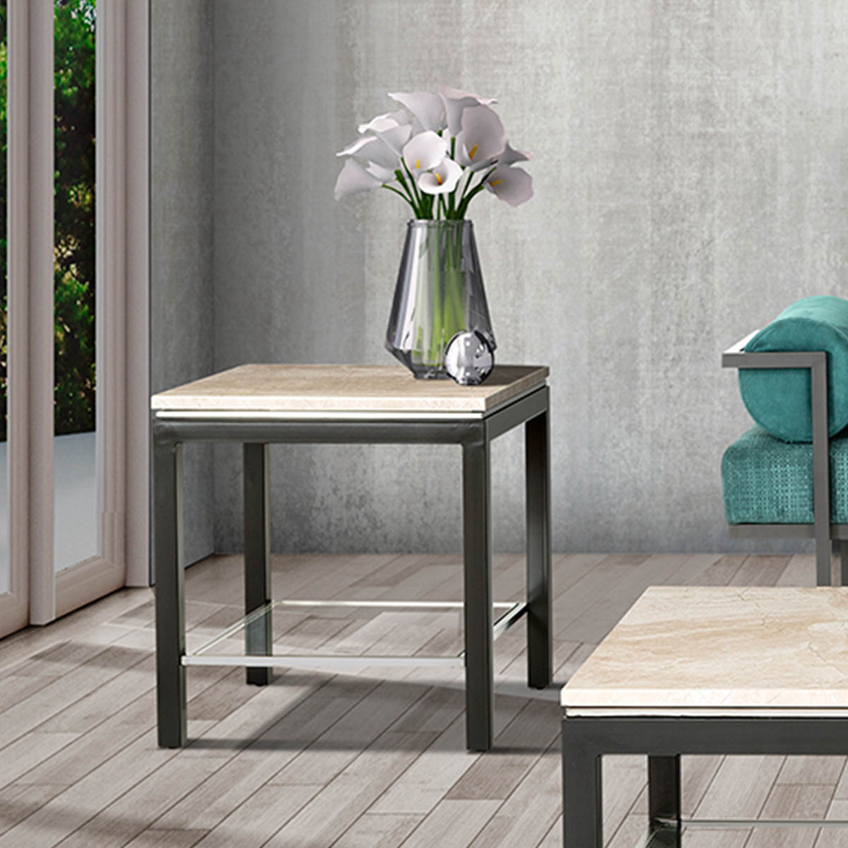 Stilo corner table- Stone International
